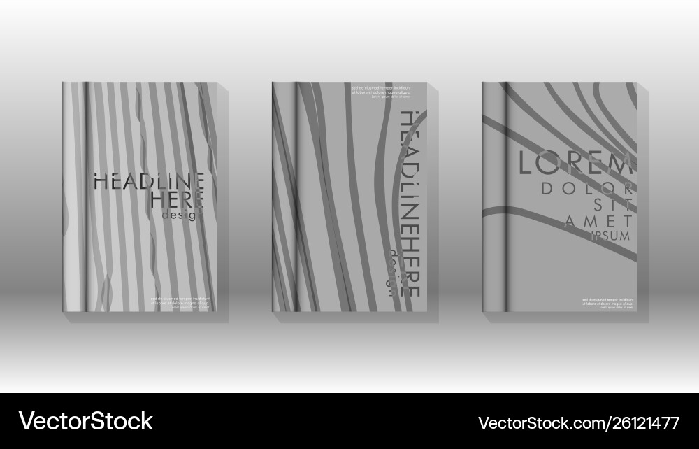 Cover book with a geometric design background Vector Image