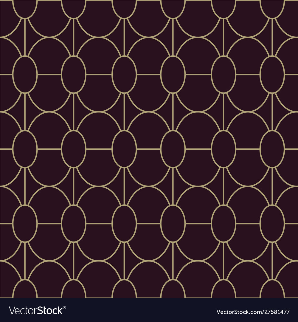 Luxury seamless geometric pattern - grid creative Vector Image