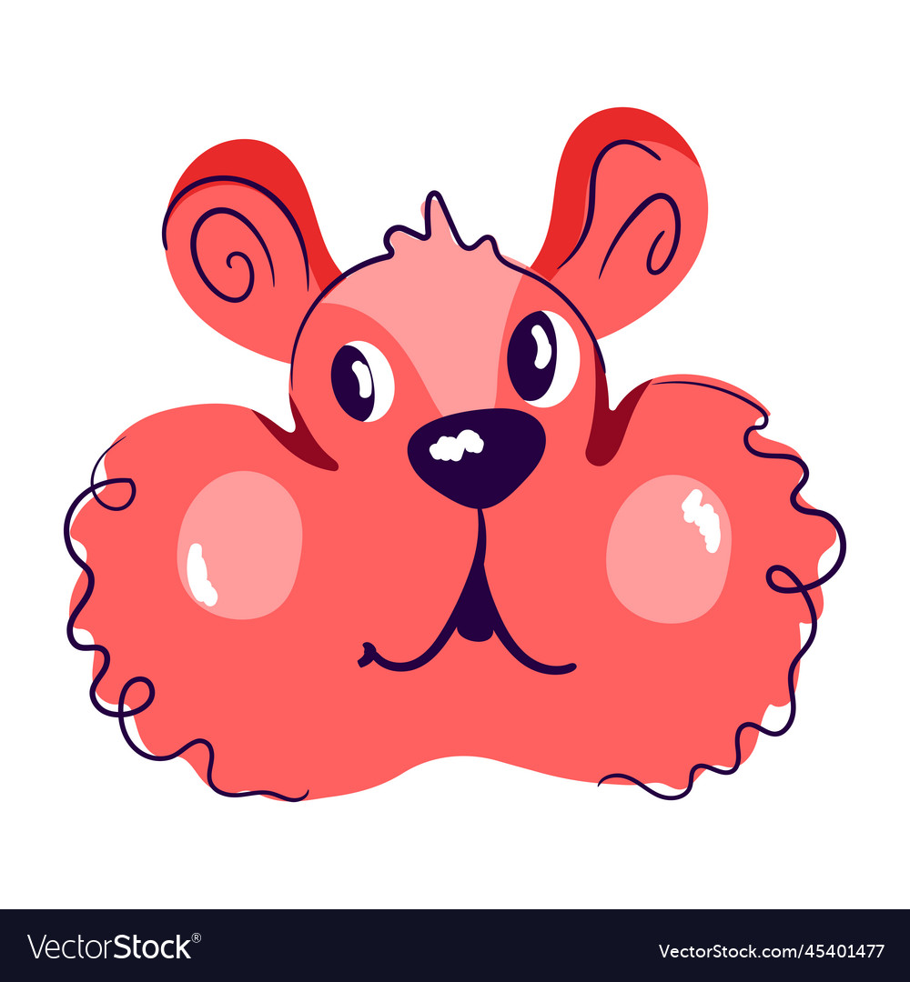 Rabbit face Royalty Free Vector Image - VectorStock
