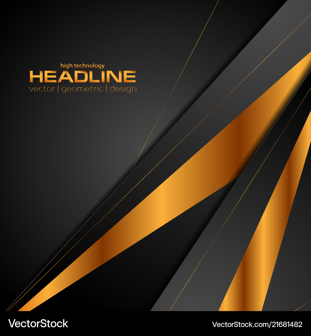 Black and bronze colors abstract modern background