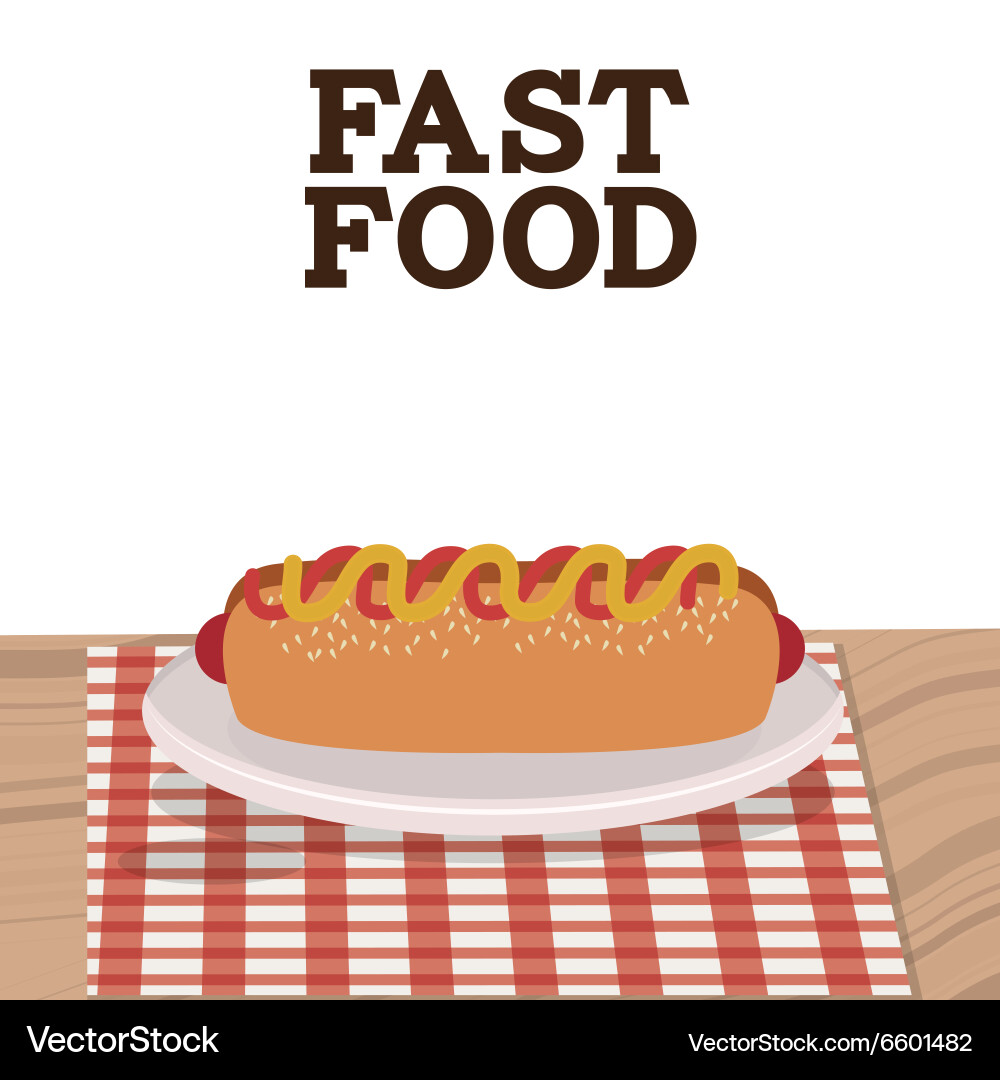 Delicious and good foodesign Royalty Free Vector Image