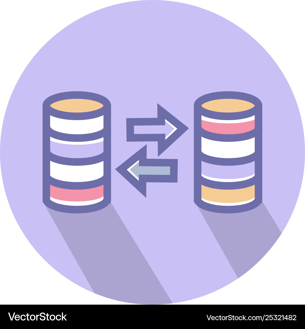 Exchange icon currency sign symbol Royalty Free Vector Image