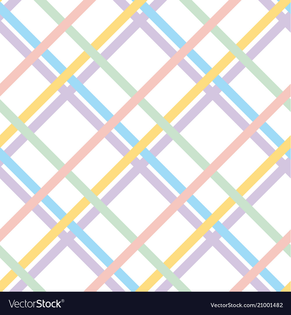 Pale color checkered pattern seamless Royalty Free Vector