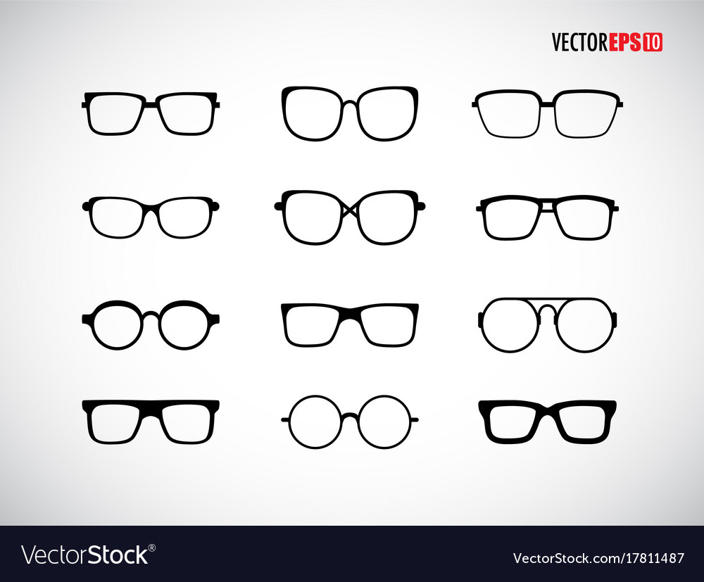 Glasses Royalty Free Vector Image - VectorStock
