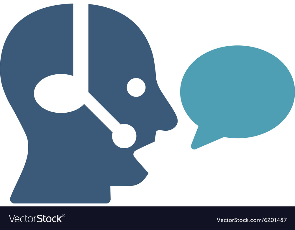 Operator message icon Royalty Free Vector Image