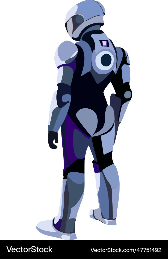Austonaut person dressed in space suit with white Vector Image