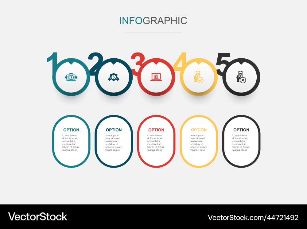 Bank transfer secure transaction online banking Vector Image