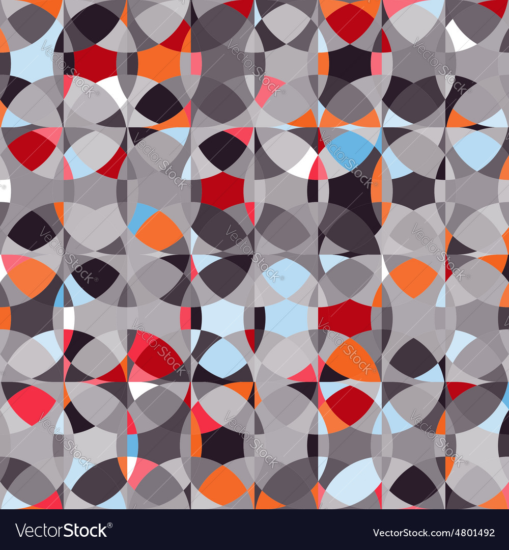 Colorful abstract seamless pattern Royalty Free Vector Image