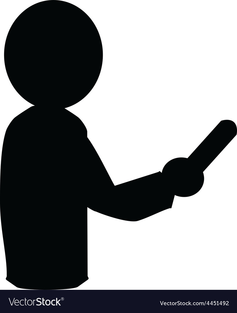 Mobile user Royalty Free Vector Image - VectorStock