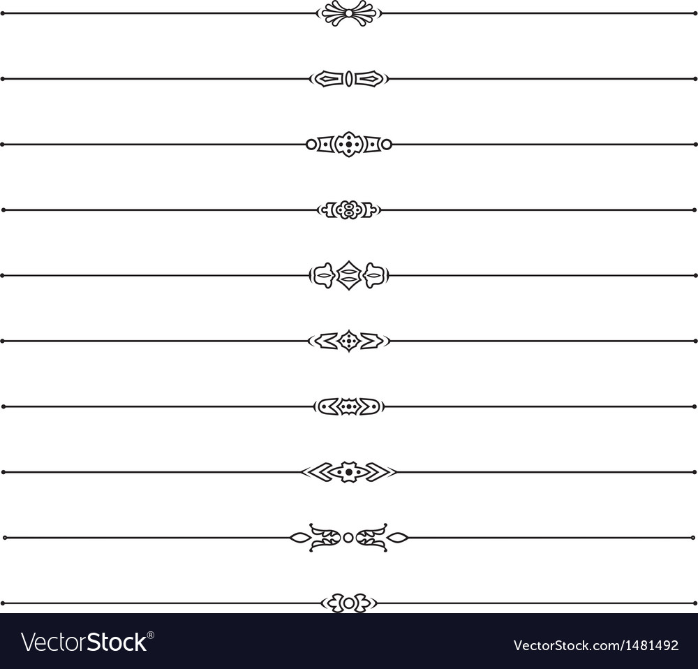 Page rules Royalty Free Vector Image - VectorStock