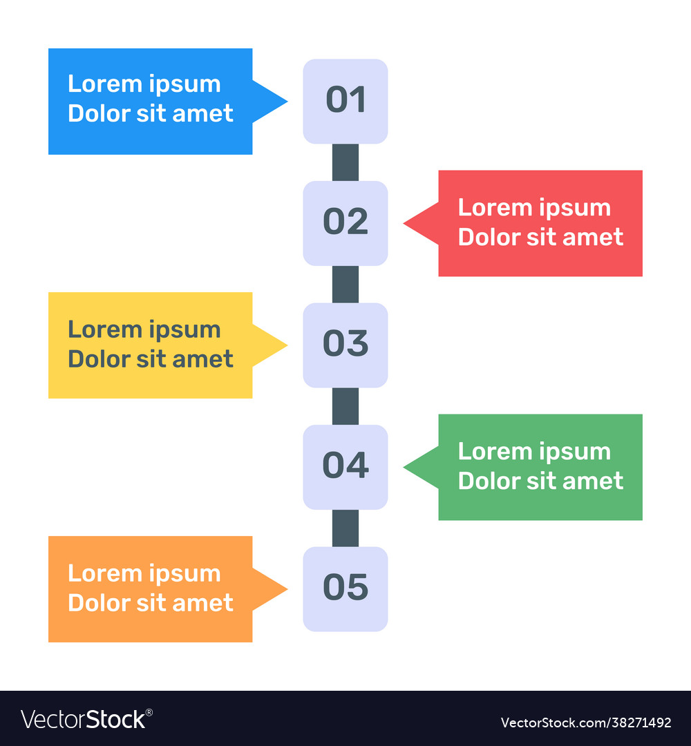 Process infographic Royalty Free Vector Image - VectorStock