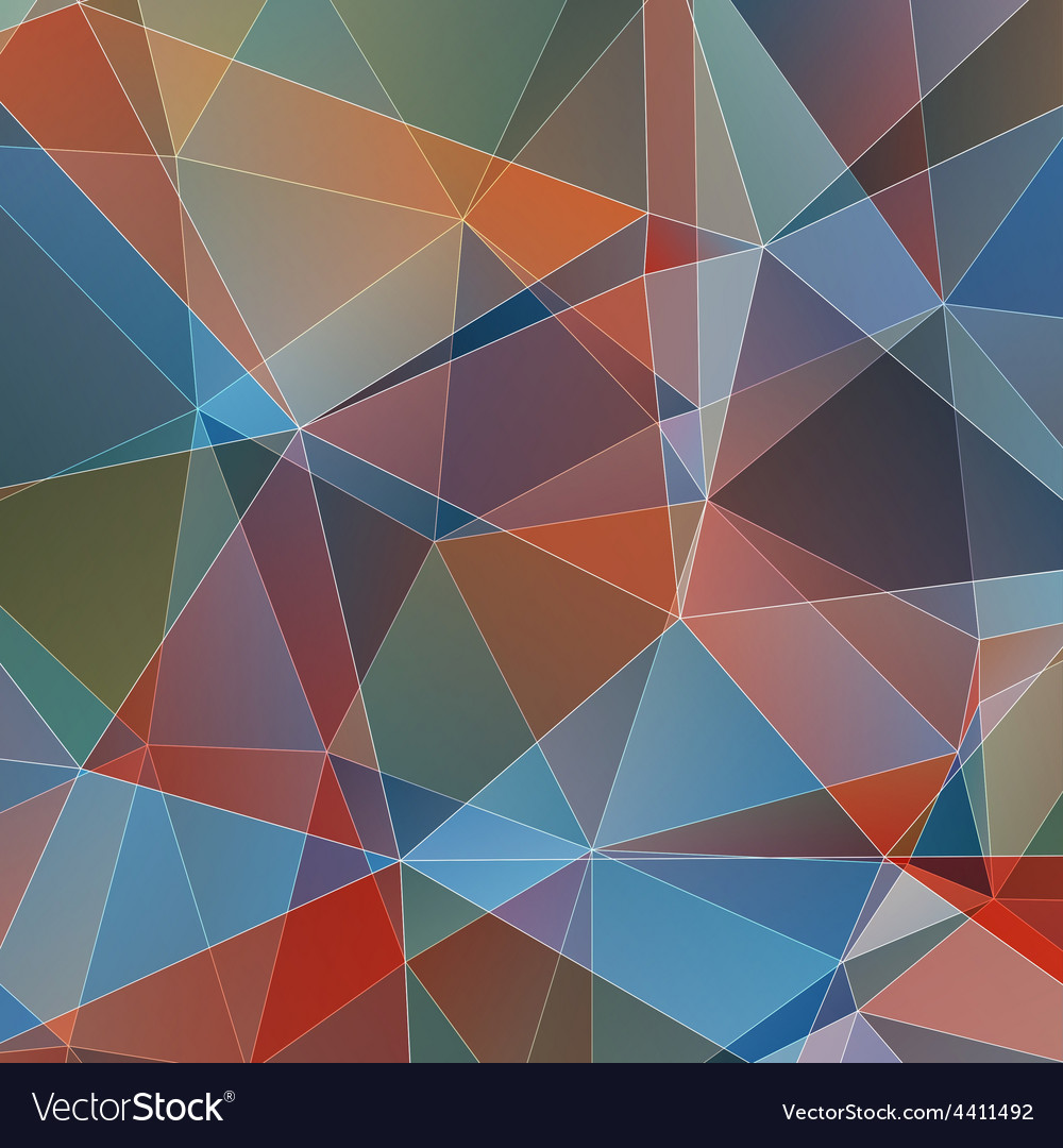 Triangle abstract background Royalty Free Vector Image