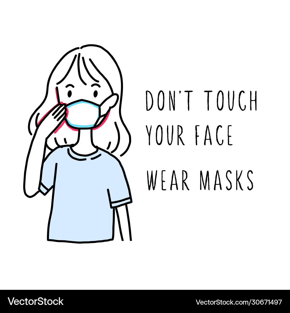 Coronavirus prevention Royalty Free Vector Image