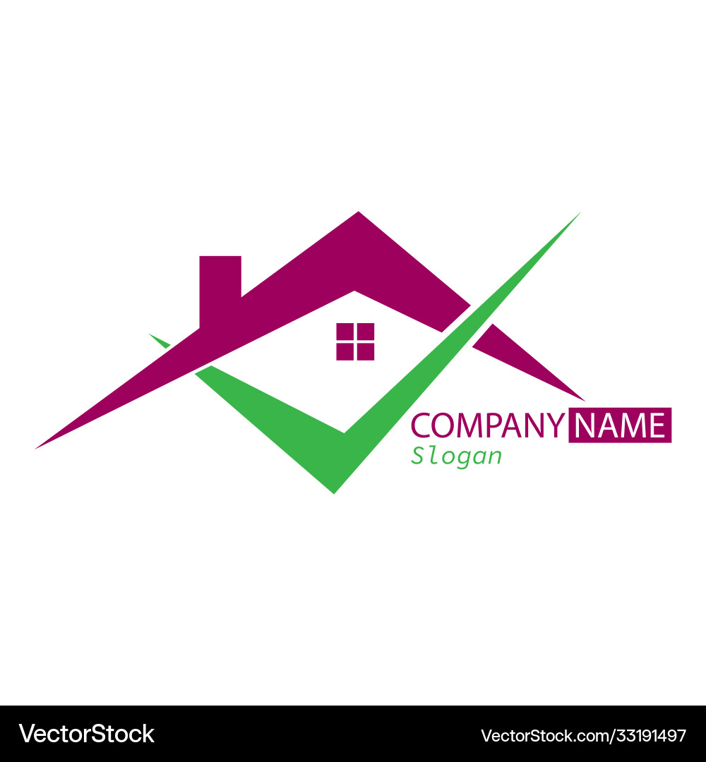 House stylized for logo sticker emblem Royalty Free Vector
