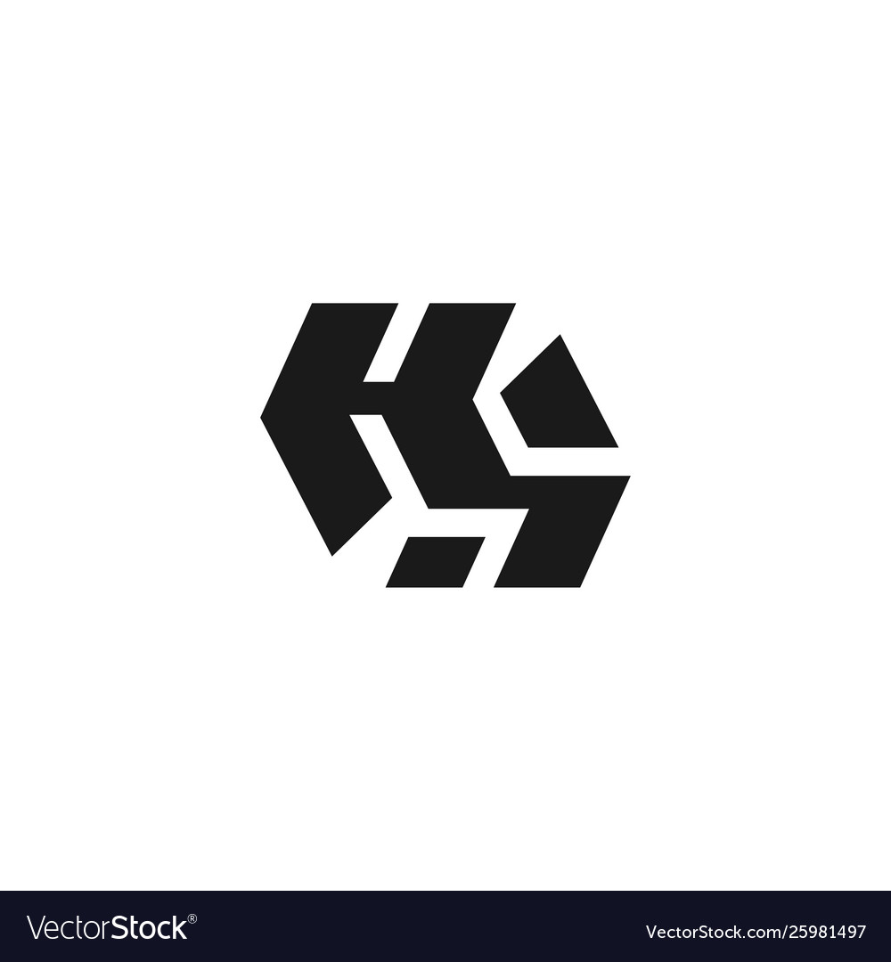 Initials logo template Royalty Free Vector Image