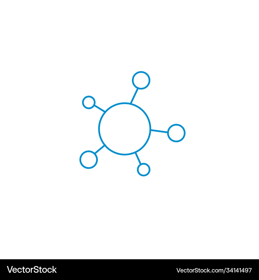 Social media connection concept digital internet Vector Image