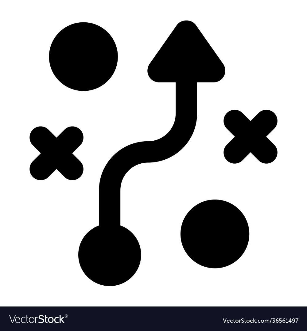 Tactical plan Royalty Free Vector Image - VectorStock