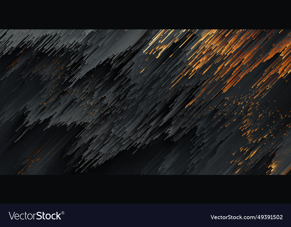 Futuristic pixel sorting distorted art Royalty Free Vector