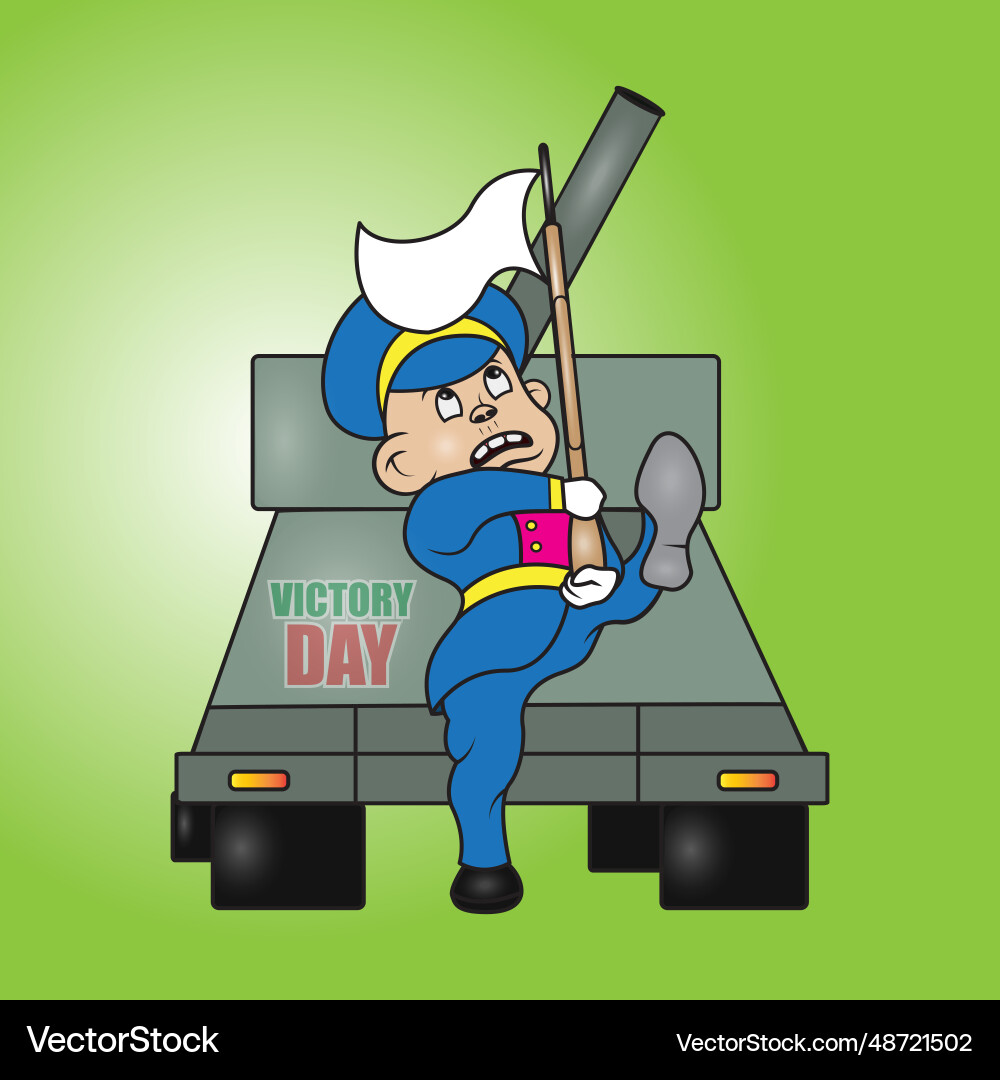 Graphic of victory day Royalty Free Vector Image