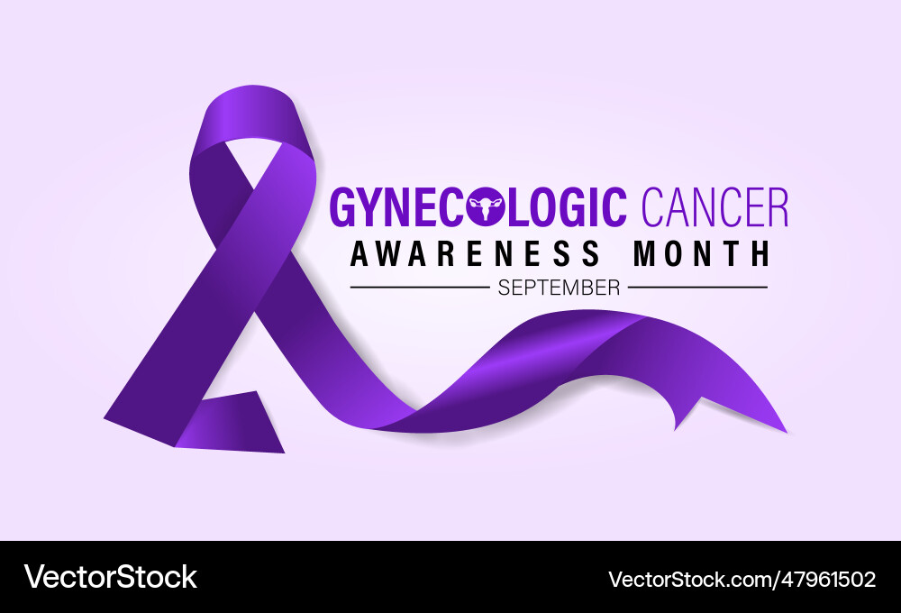Gynecologic cancer awareness month Royalty Free Vector Image
