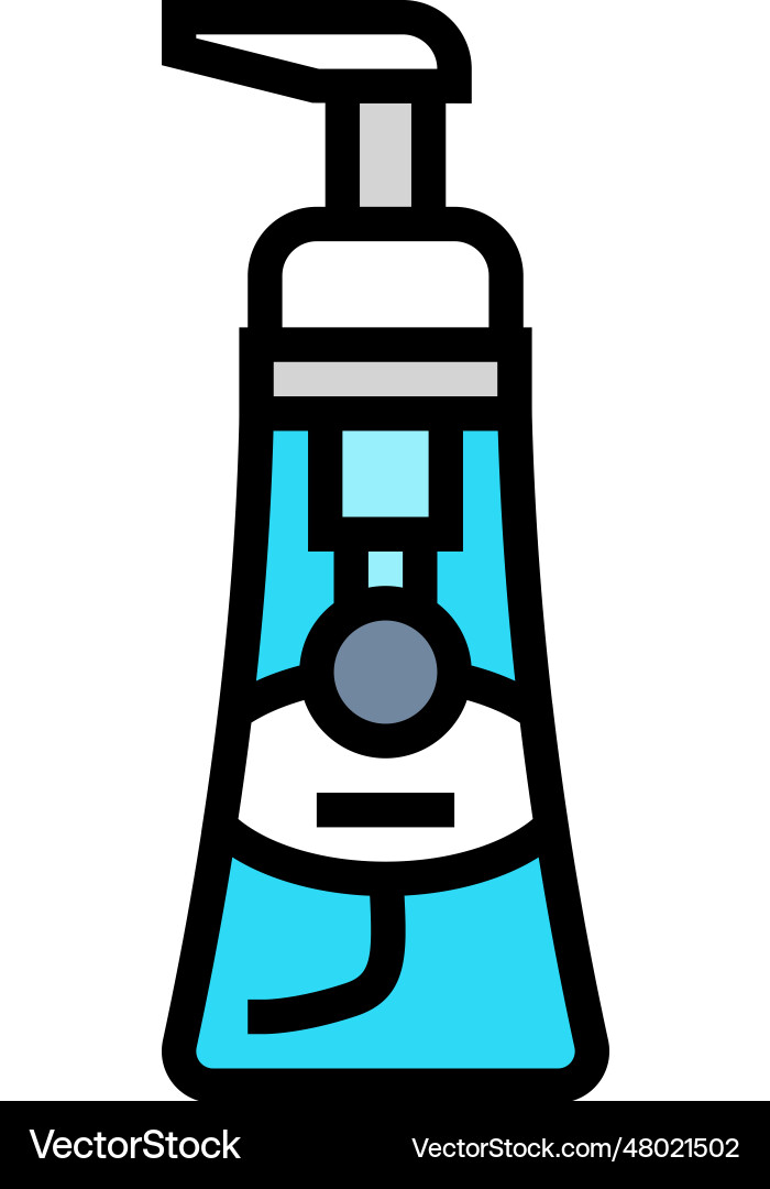 Handwashing hygiene color icon Royalty Free Vector Image