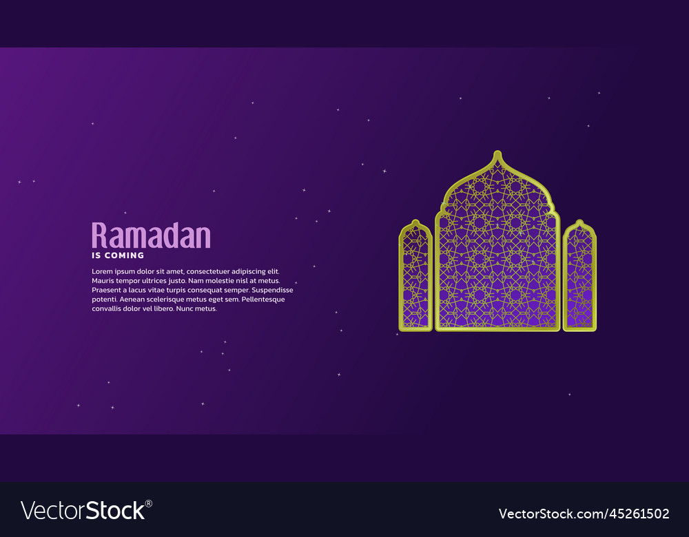 Ramadan theme background Royalty Free Vector Image