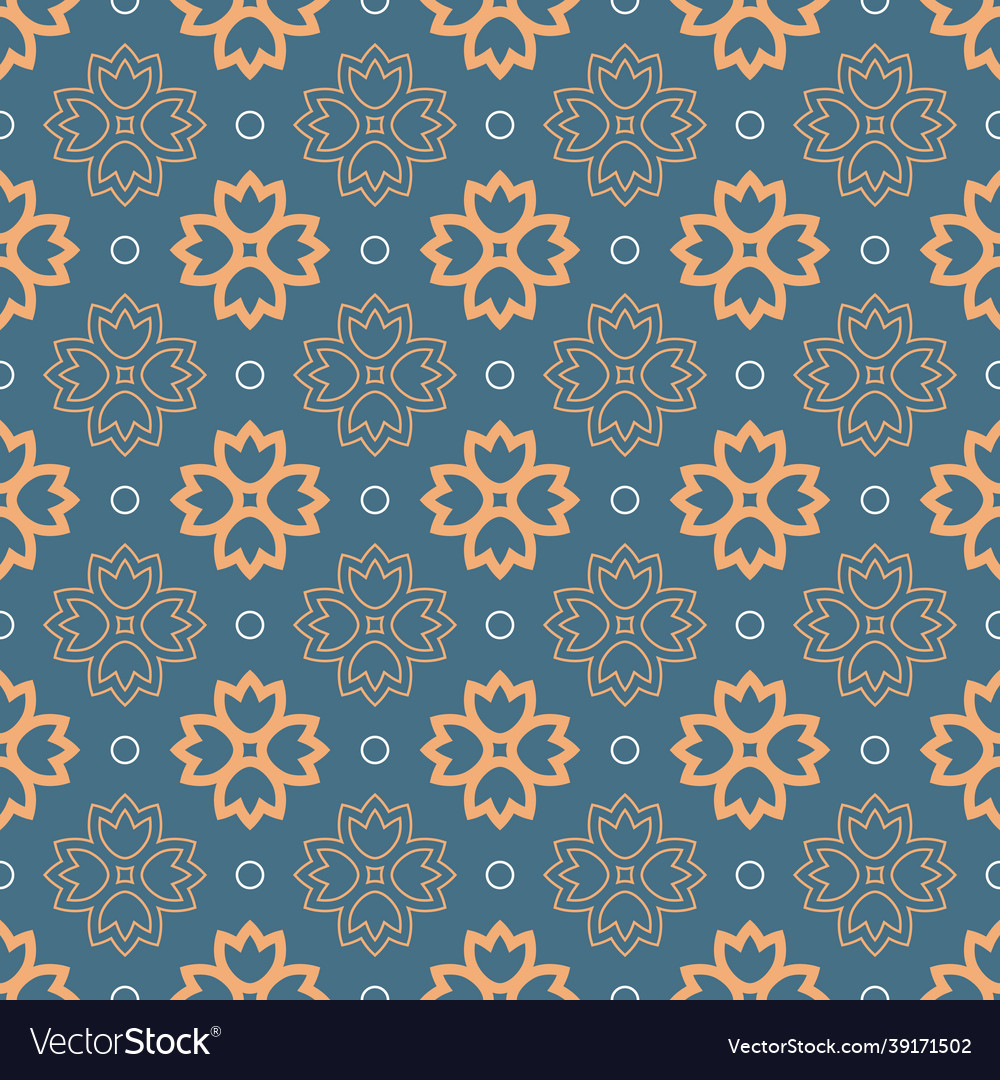 Seamless decorative pattern Royalty Free Vector Image