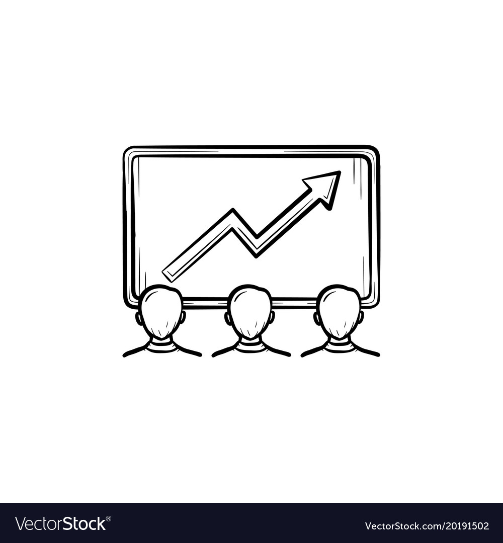 Team achievements hand drawn sketch icon Vector Image Team achievements hand drawn sketch icon Vector Image