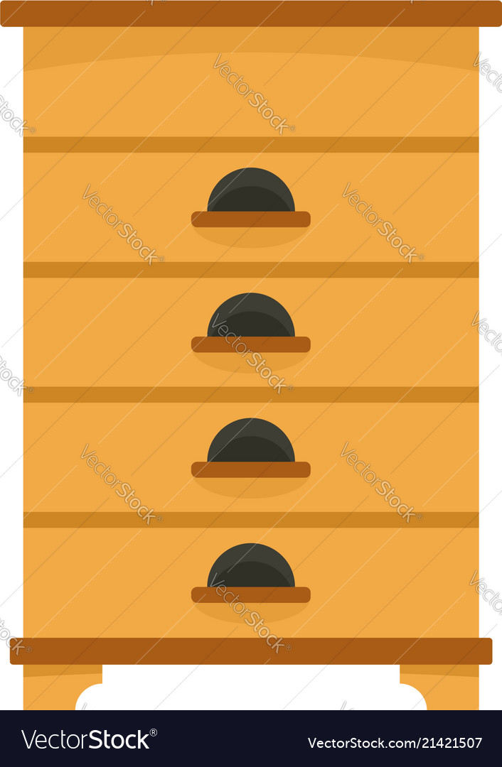 Bee house icon flat style Royalty Free Vector Image Bee house icon flat style Royalty Free Vector Image