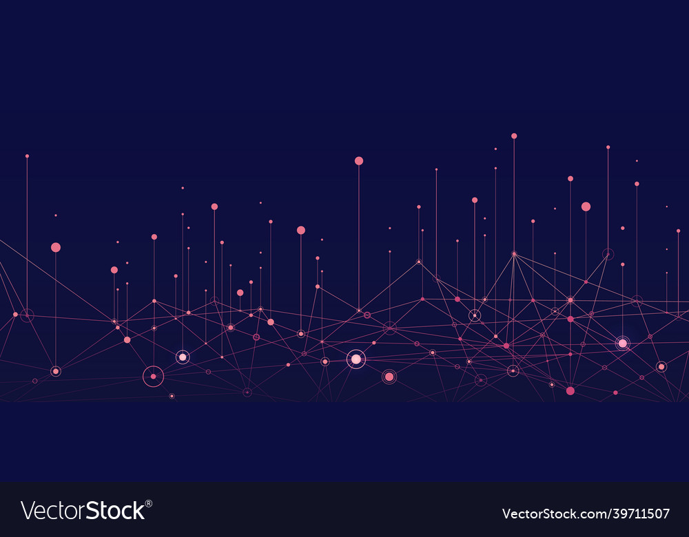 Big data visual information background Royalty Free Vector