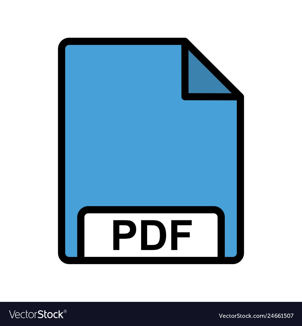 Pdf icon Royalty Free Vector Image - VectorStock