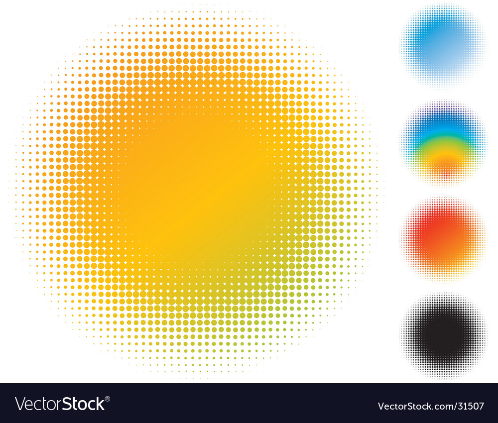 Spotted gradient flash Royalty Free Vector Image