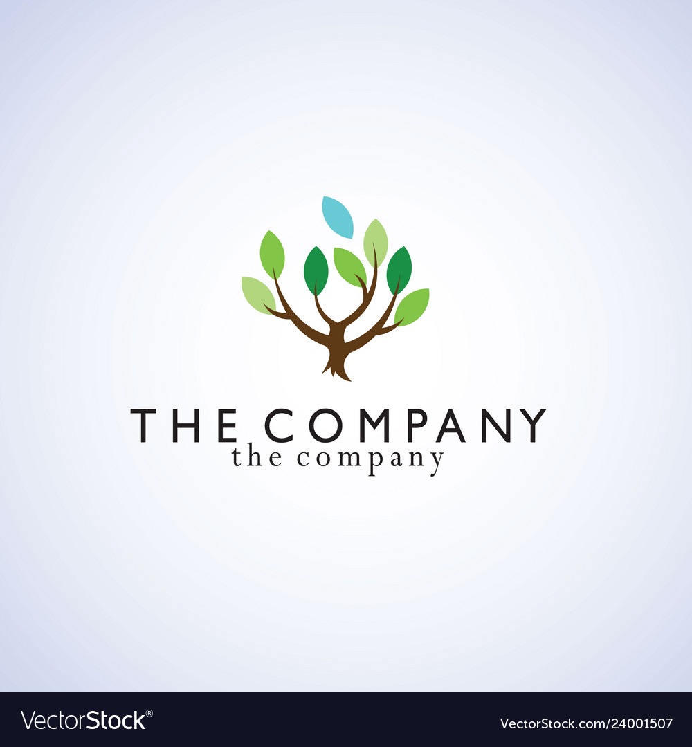 Tree logo Royalty Free Vector Image - VectorStock