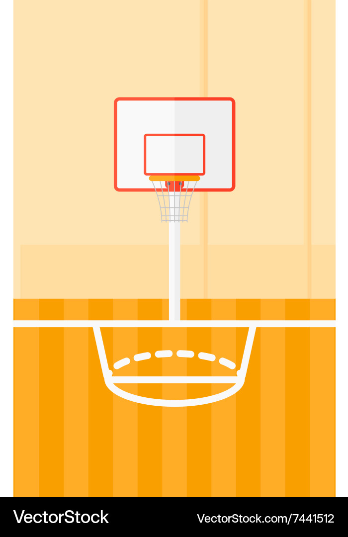 Background basketball court Royalty Free Vector Image