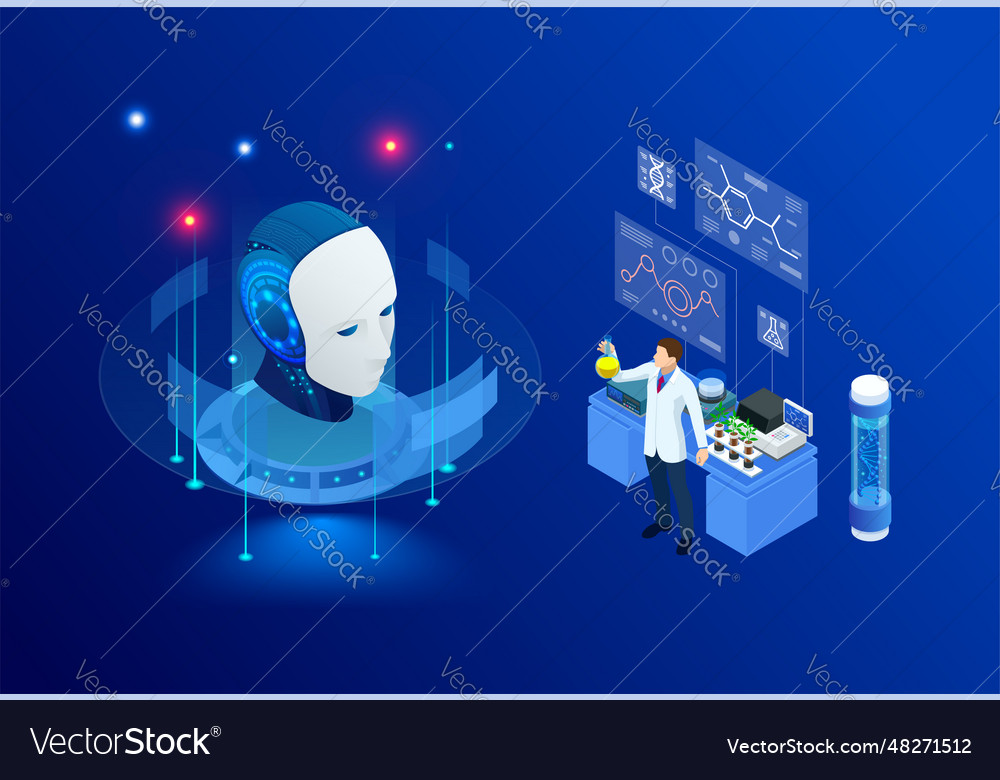 Isometric concept of artificial intelligence helps