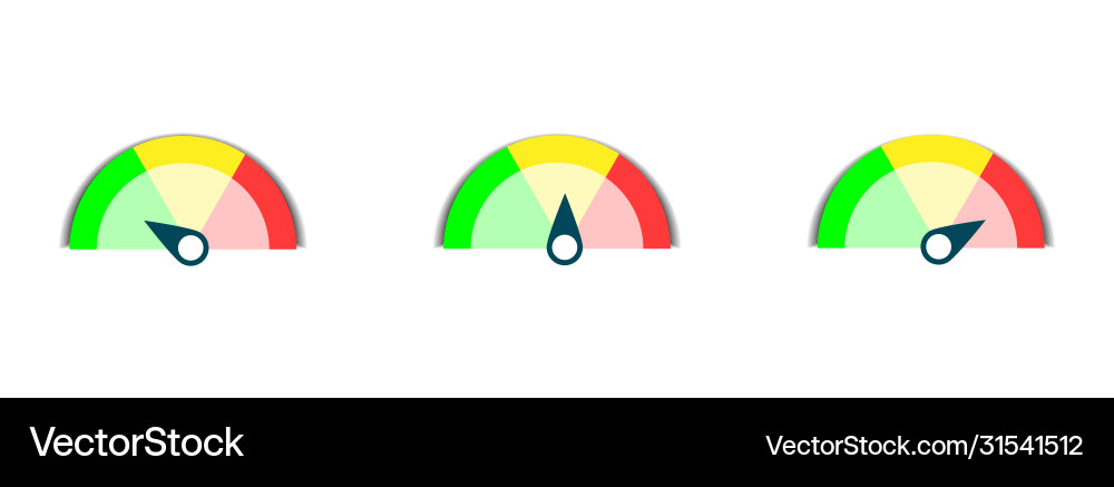 Set credit limit images for user services Vector Image