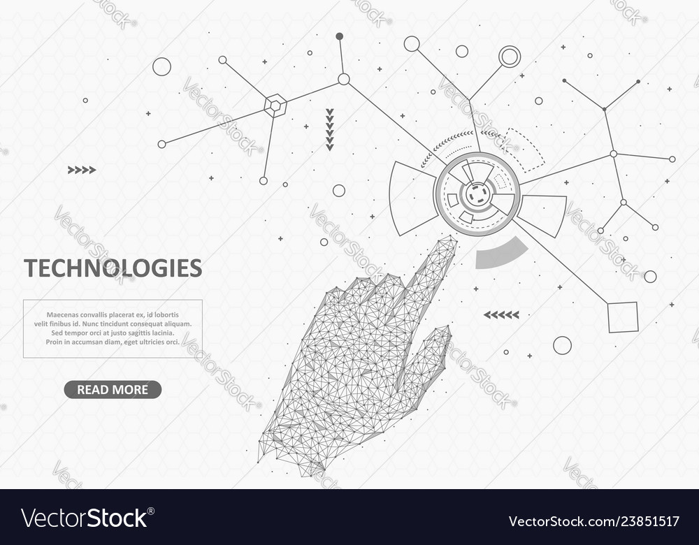 Abstract technologies Royalty Free Vector Image