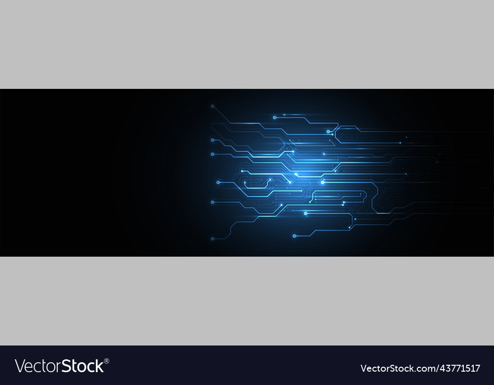 Abstract technology concept high computer color Vector Image