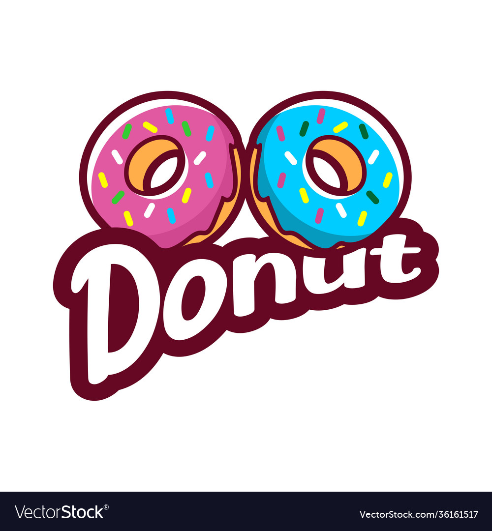 Donut Royalty Free Vector Image - VectorStock