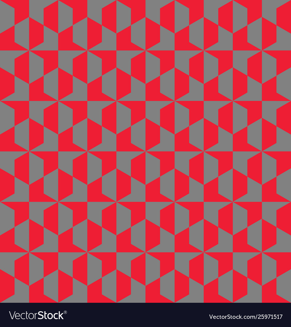 Geometric grid seamless pattern design Royalty Free Vector