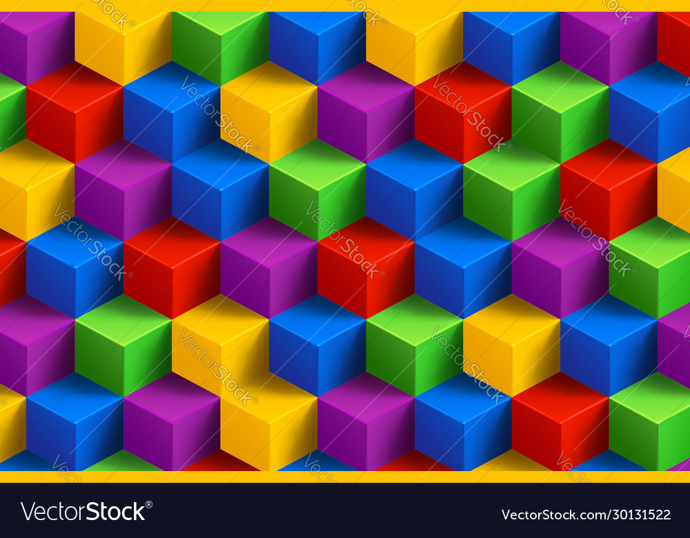 Cube background 101 Royalty Free Vector Image - VectorStock