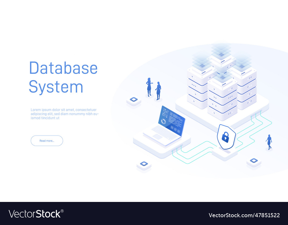 Data Storage Server Transfer Of User Royalty Free Vector