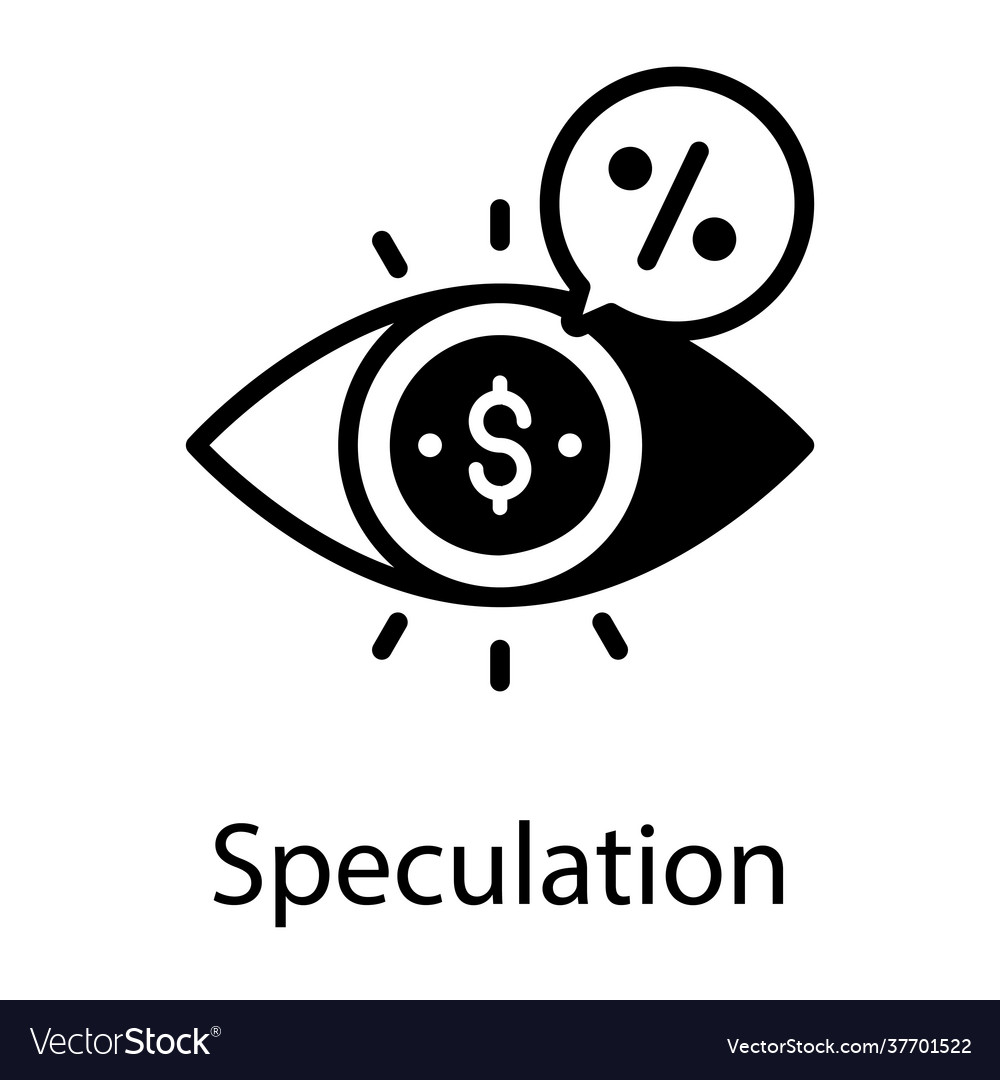 Speculation Royalty Free Vector Image - VectorStock