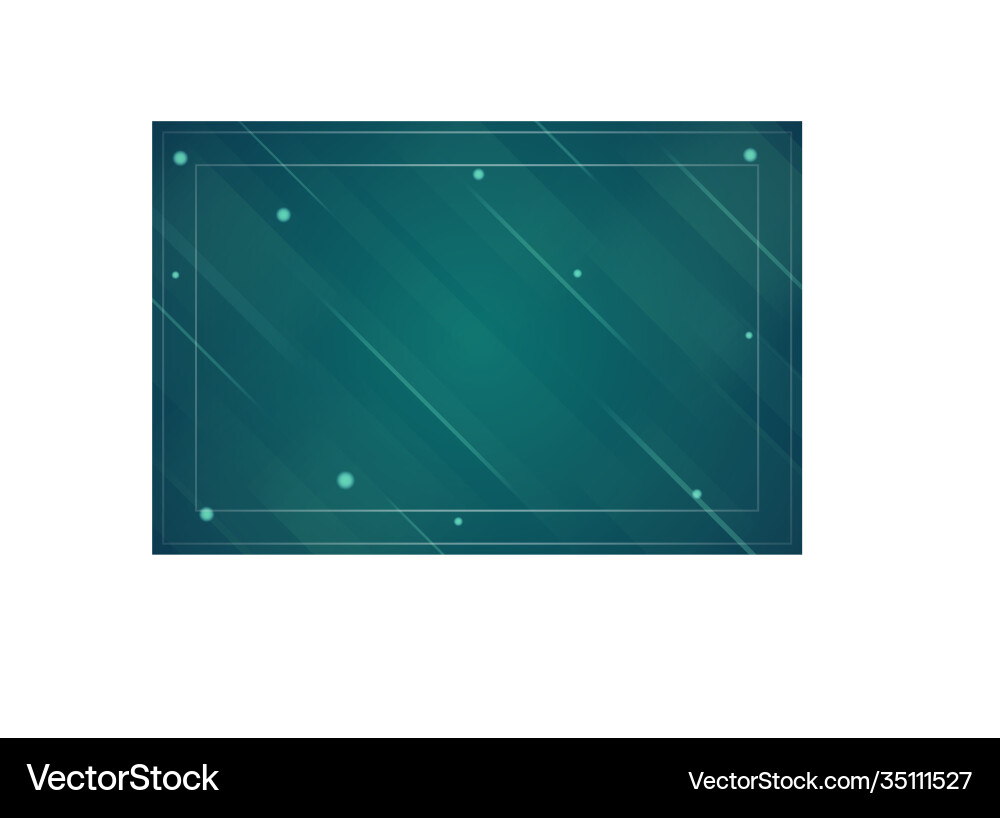 Green line shapes modern background template Vector Image