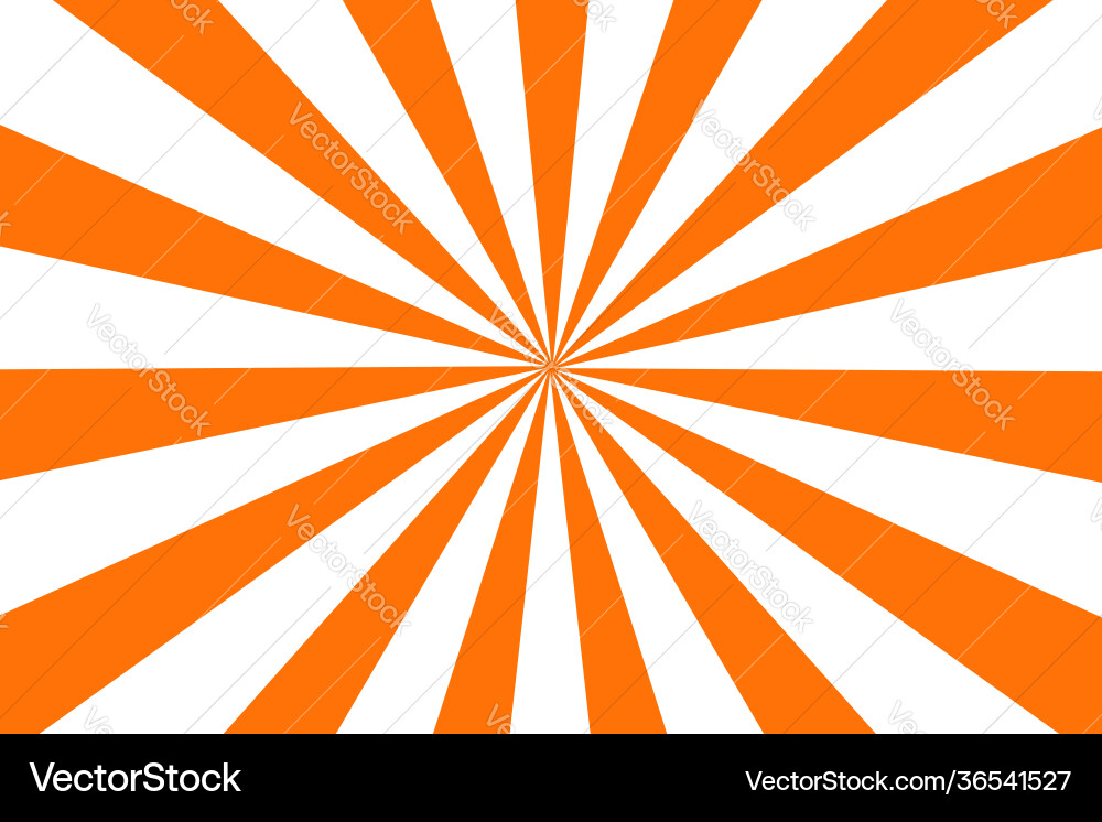 Sunburst background yellow and white sunbeam Vector Image