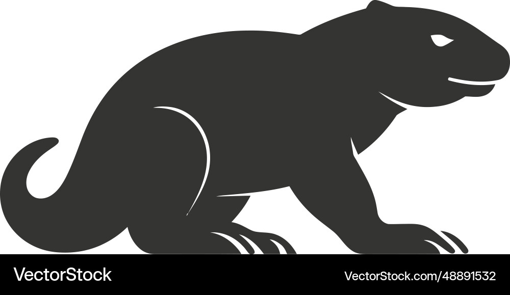 Komodo dragon icon Royalty Free Vector Image - VectorStock