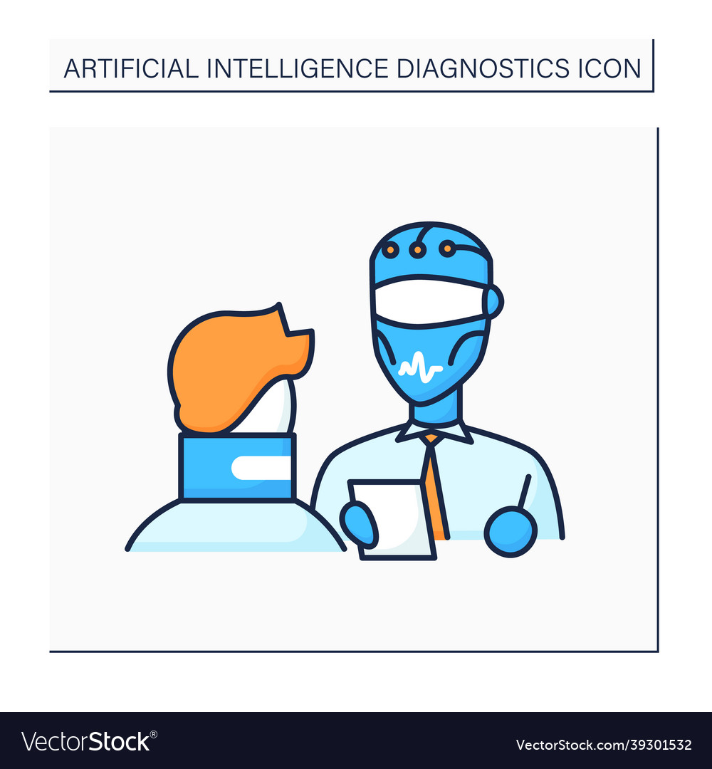 Robot color icon Royalty Free Vector Image - VectorStock