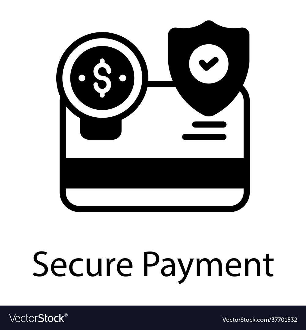 Secure payment Royalty Free Vector Image - VectorStock