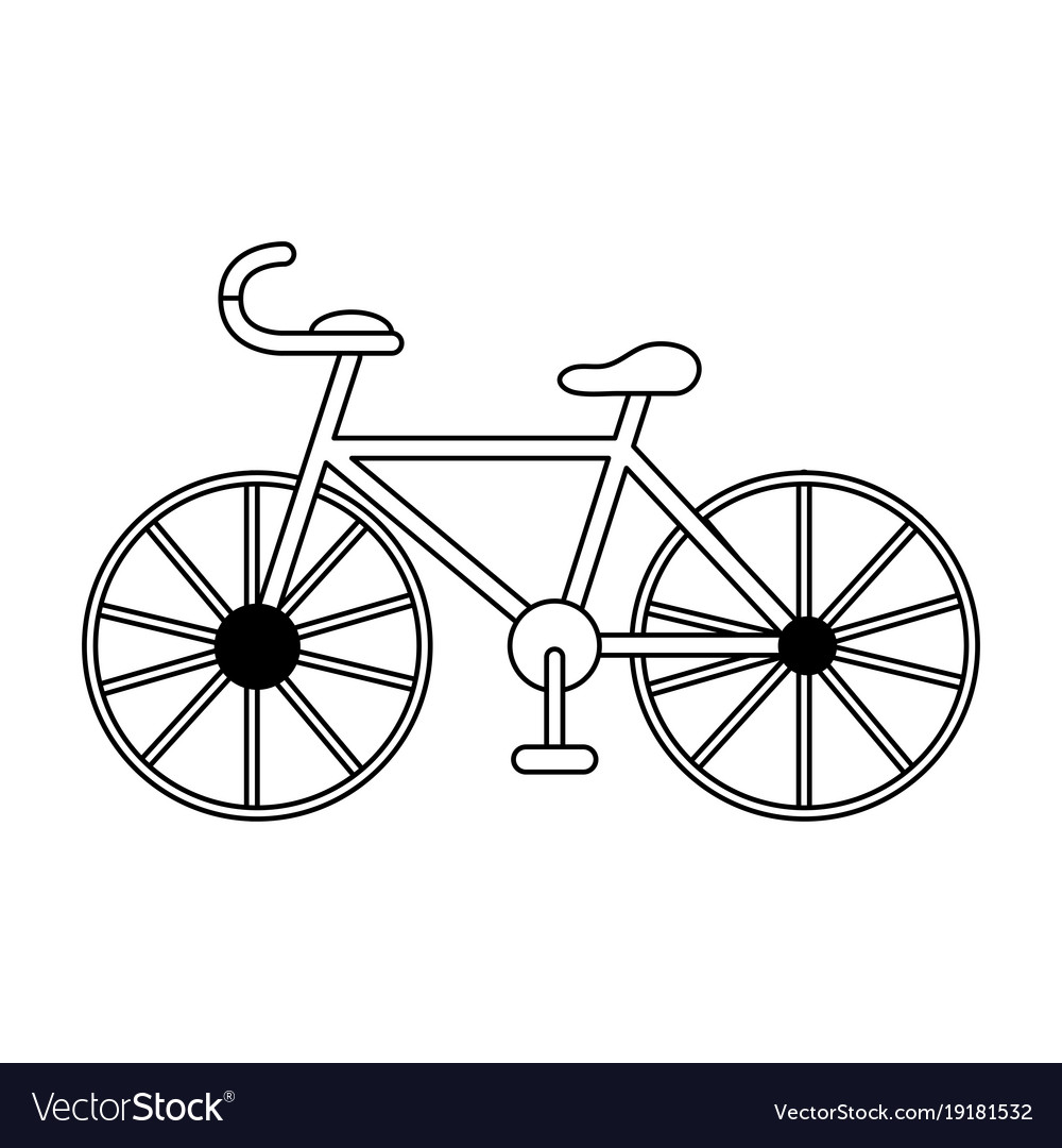 Sport vintage bike Royalty Free Vector Image - VectorStock