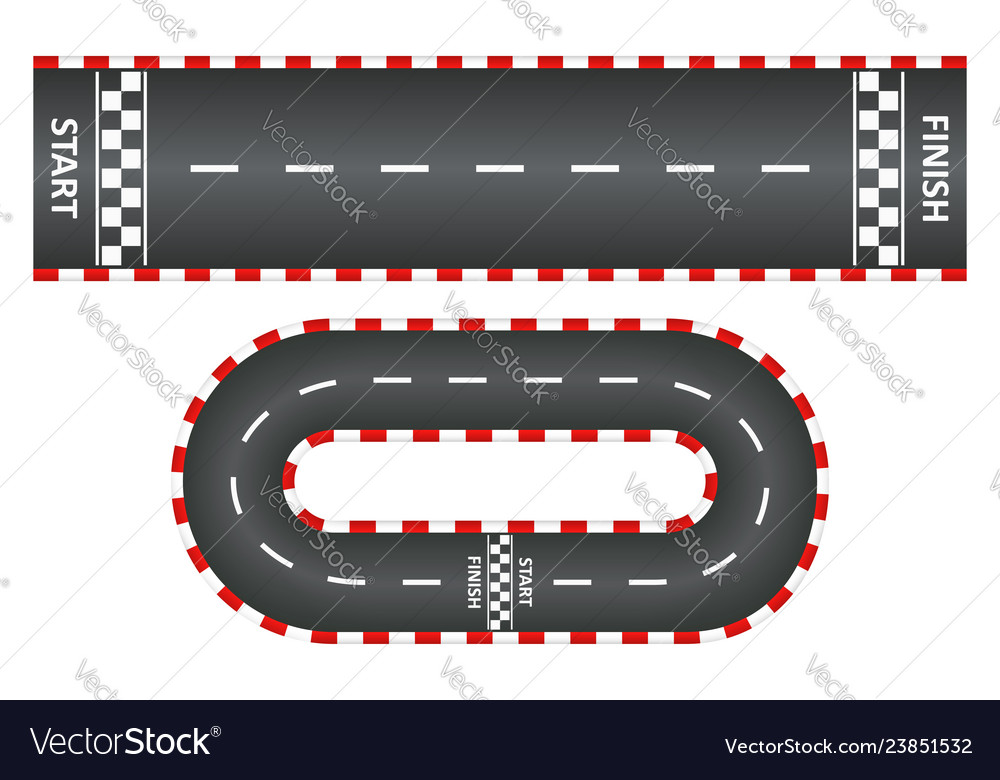 Track Royalty Free Vector Image - VectorStock